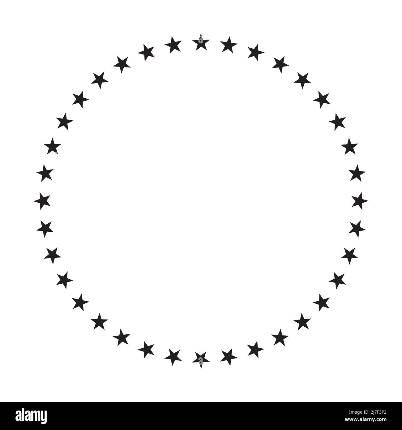 Stars circle icon vector for graphic design, logo, website, social ...