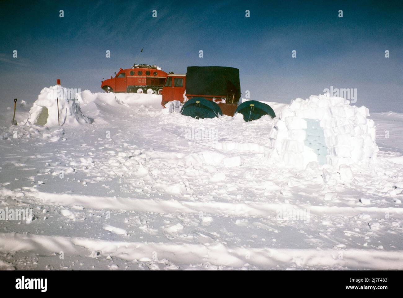 Tents, igloos, vehicles, Gudmundur Jonasson tour company adventure ...