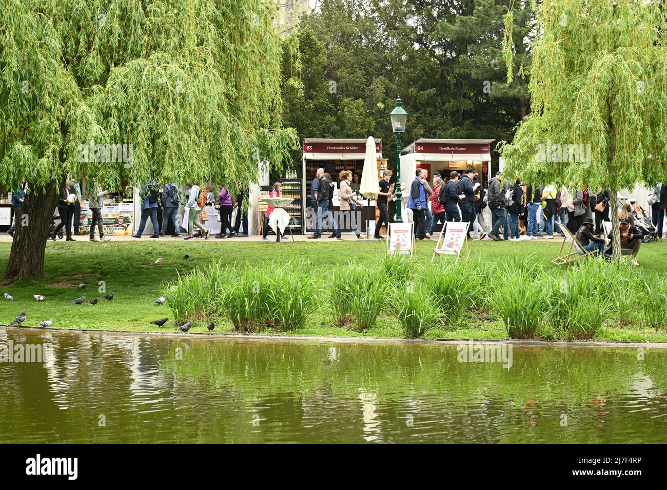 Vienna, Austria. 8th May 2022. Culinary event in City Park in Vienna on ...