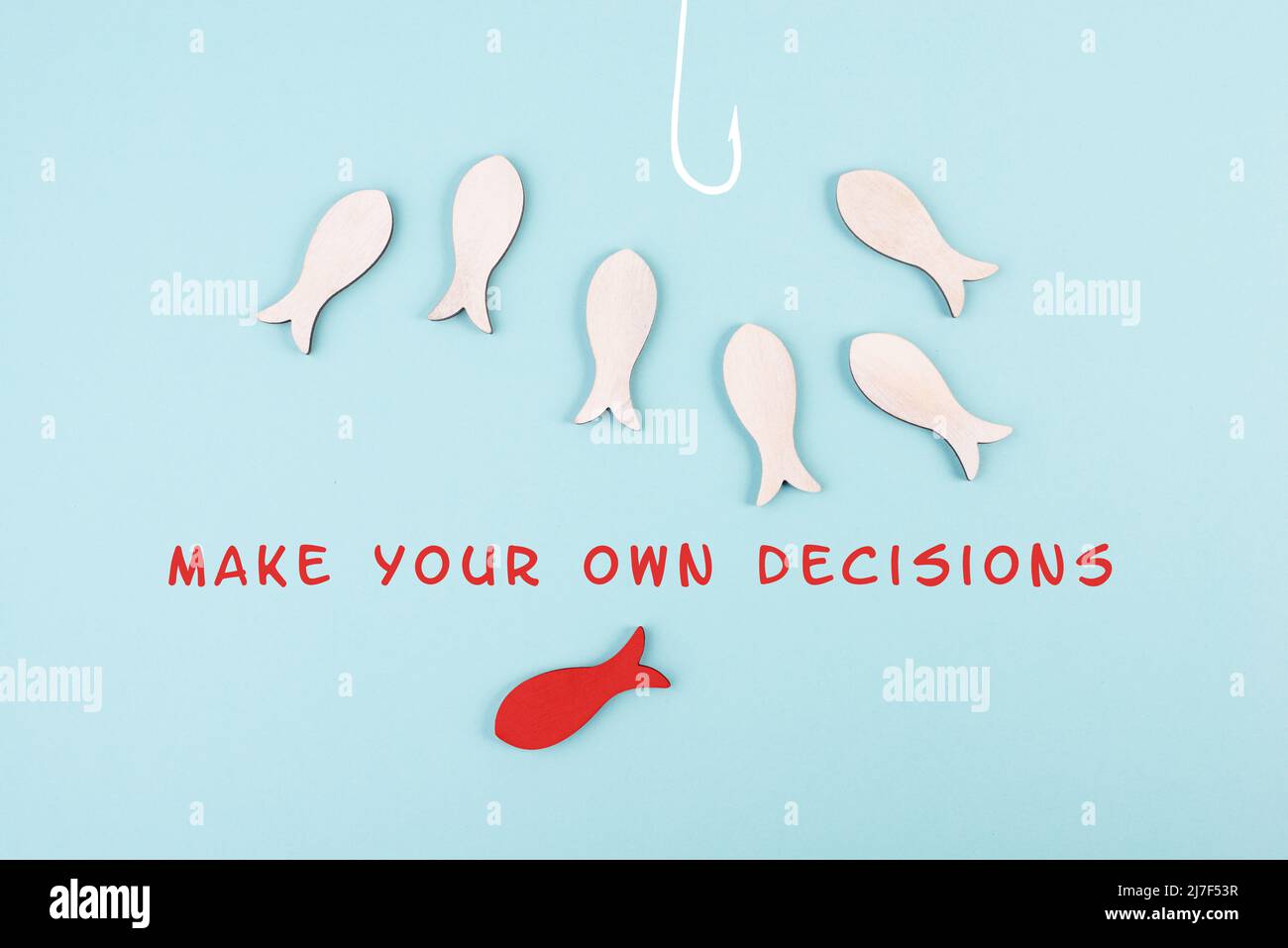 Direction and individuality fish hi-res stock photography and images ...