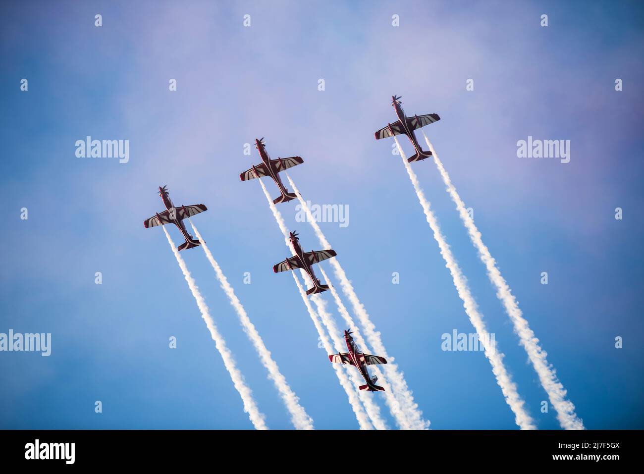 Doha,Qatar,December,18,2017. The Qatar Air Force Parade on the Doha ...