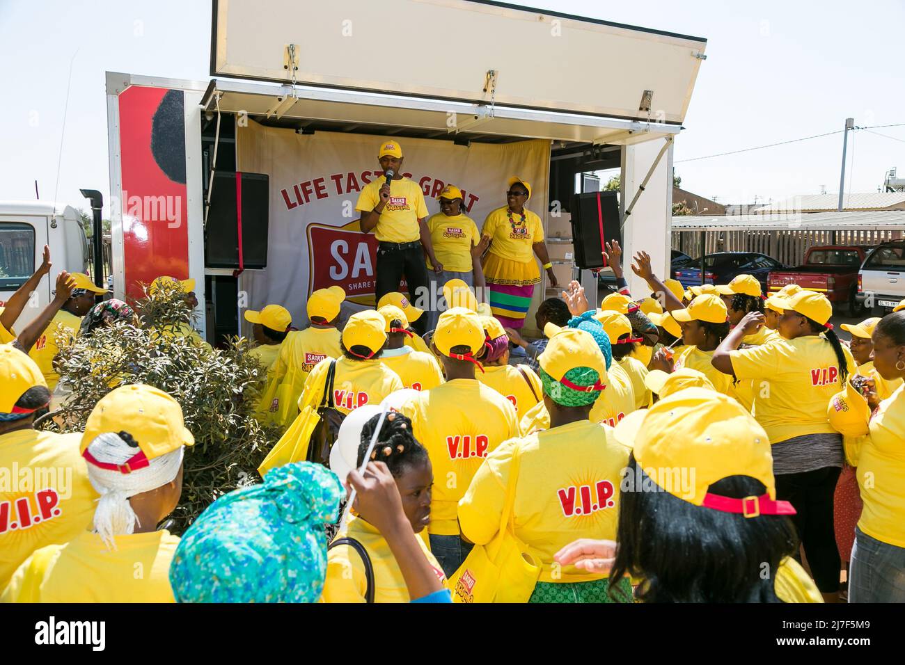 Johannesburg, South Africa - September 17, 2015: African community ...