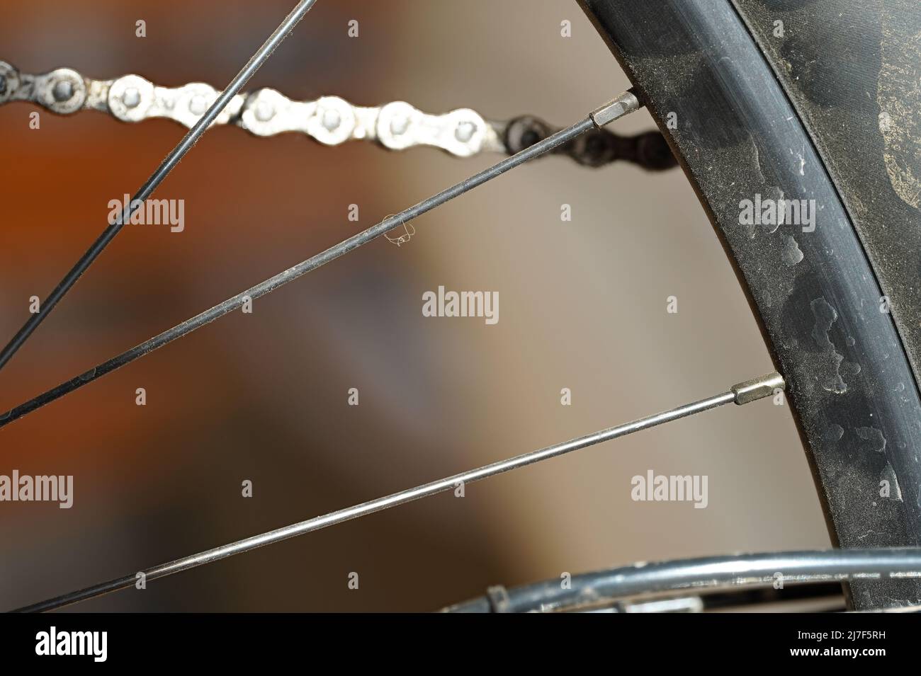 Bicycle spokes reflector hi-res stock photography and images - Alamy