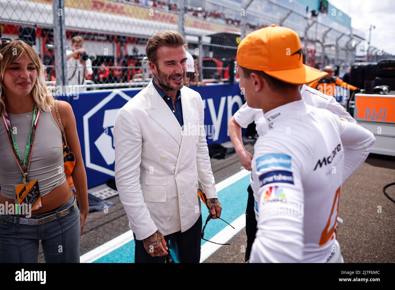 David Beckham, #4 Lando Norris (GBR, McLaren F1 Team), F1 Grand Prix of ...