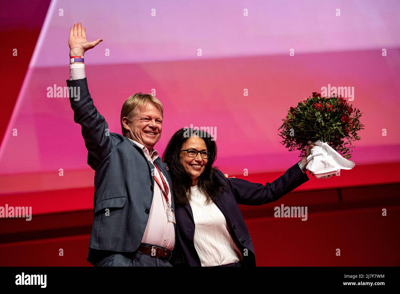 Berlin, Germany. 09th May, 2022. Yasmin Fahimi (SPD), new DGB ...