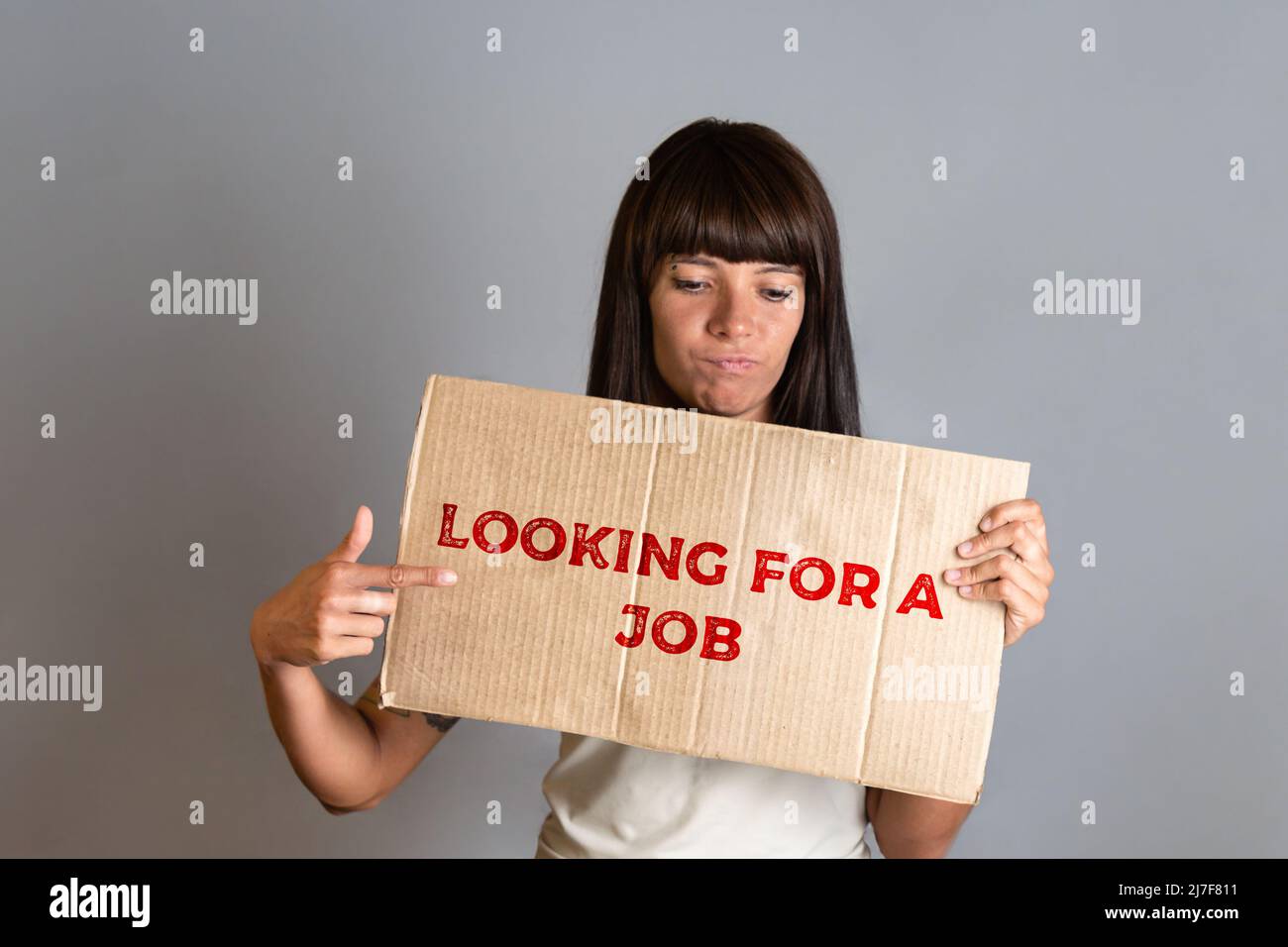 Finger pointer banner place hi-res stock photography and images - Alamy