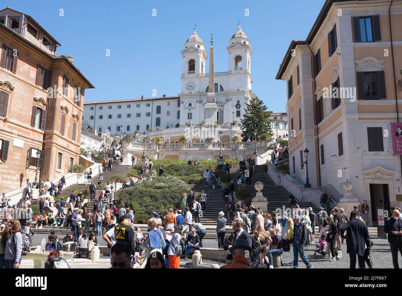 The Spanish Steps in Rome Italy Stock Photo - Alamy