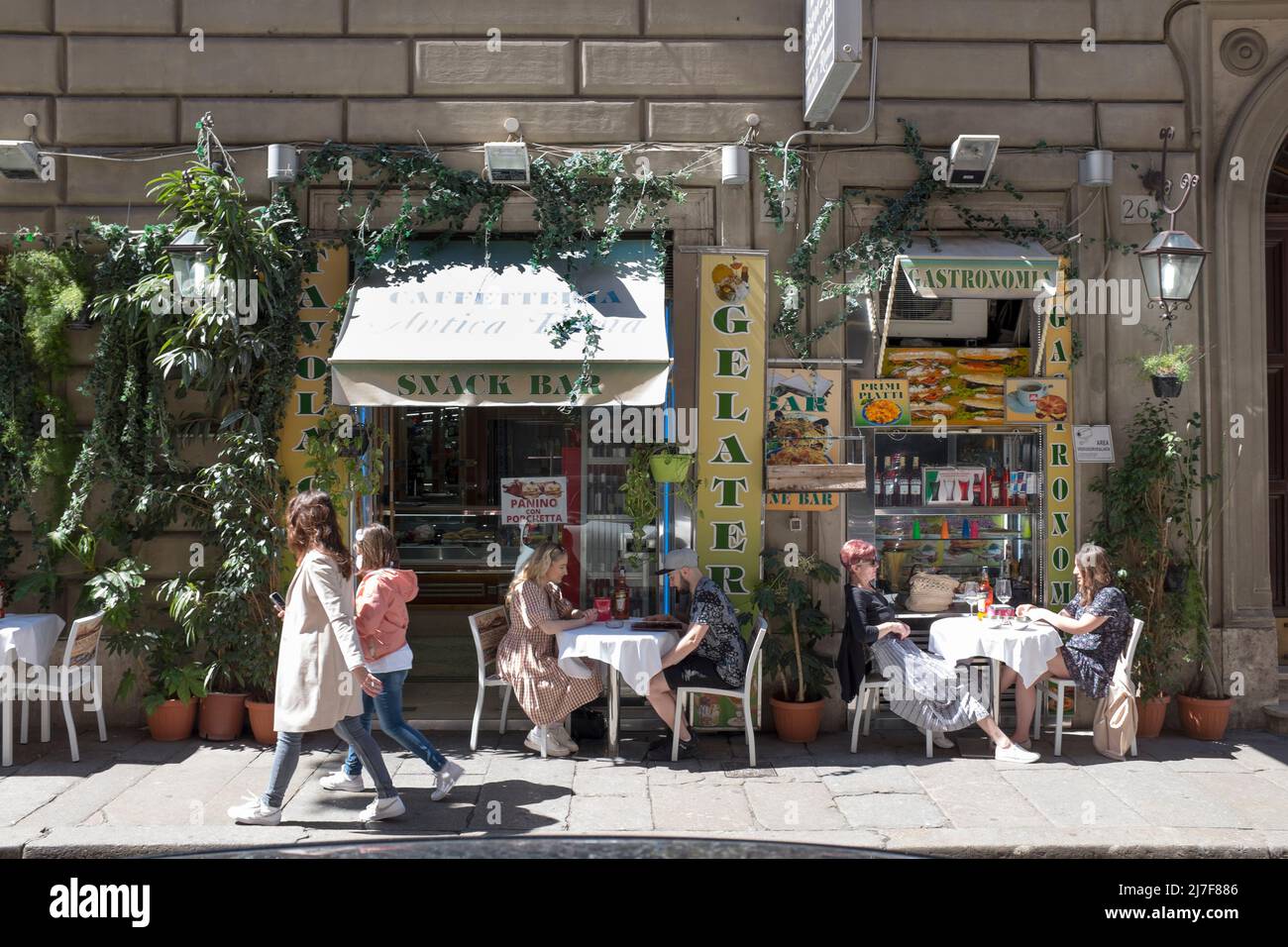 Cafeteria Antica Roma Rome Italy Stock Photo - Alamy