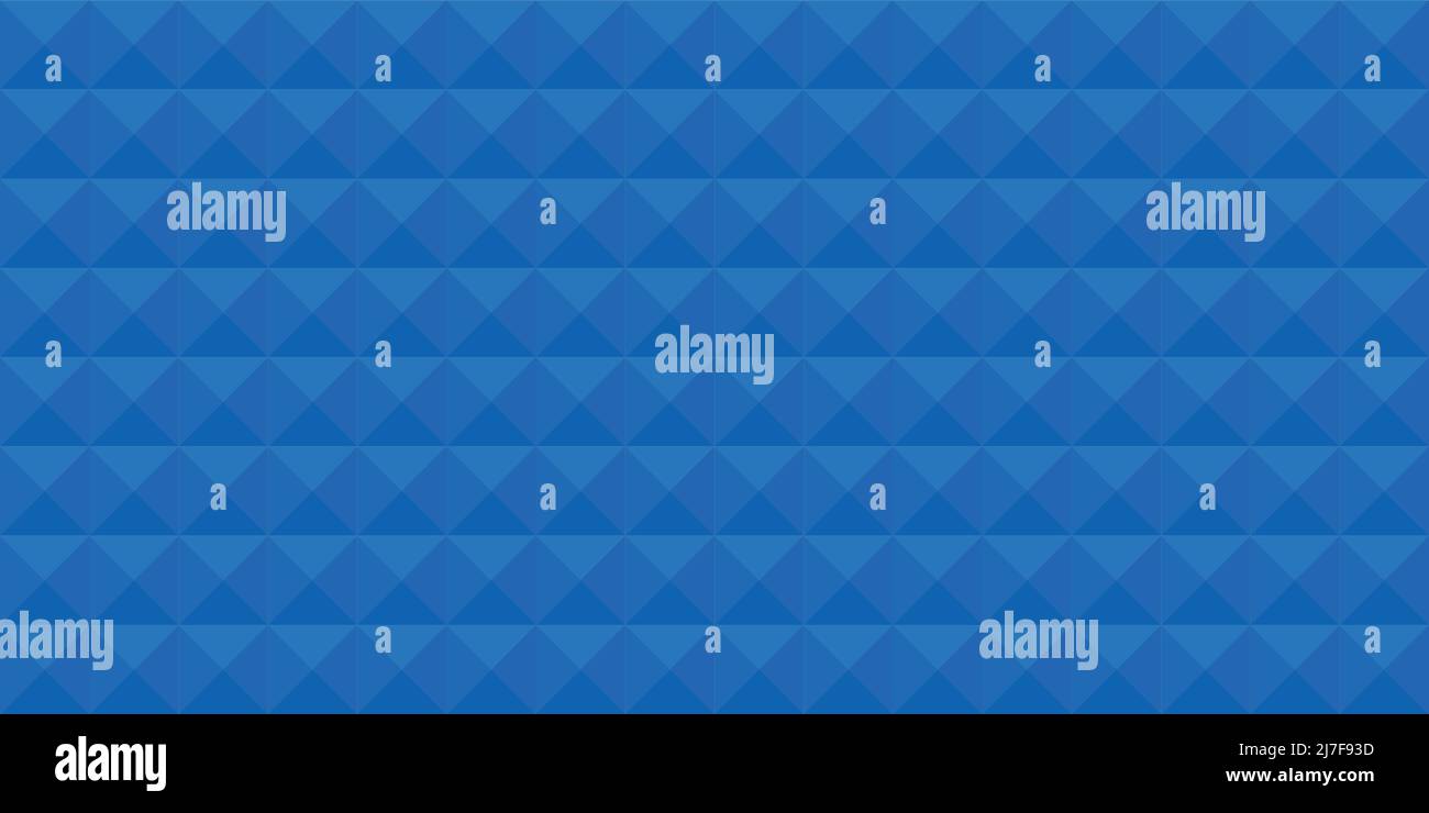 Abstract panoramic web background blue squares - Vector illustration ...