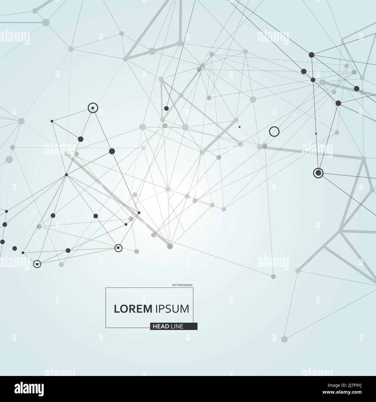 Polygonal background, technology design. Global atom illustration ...