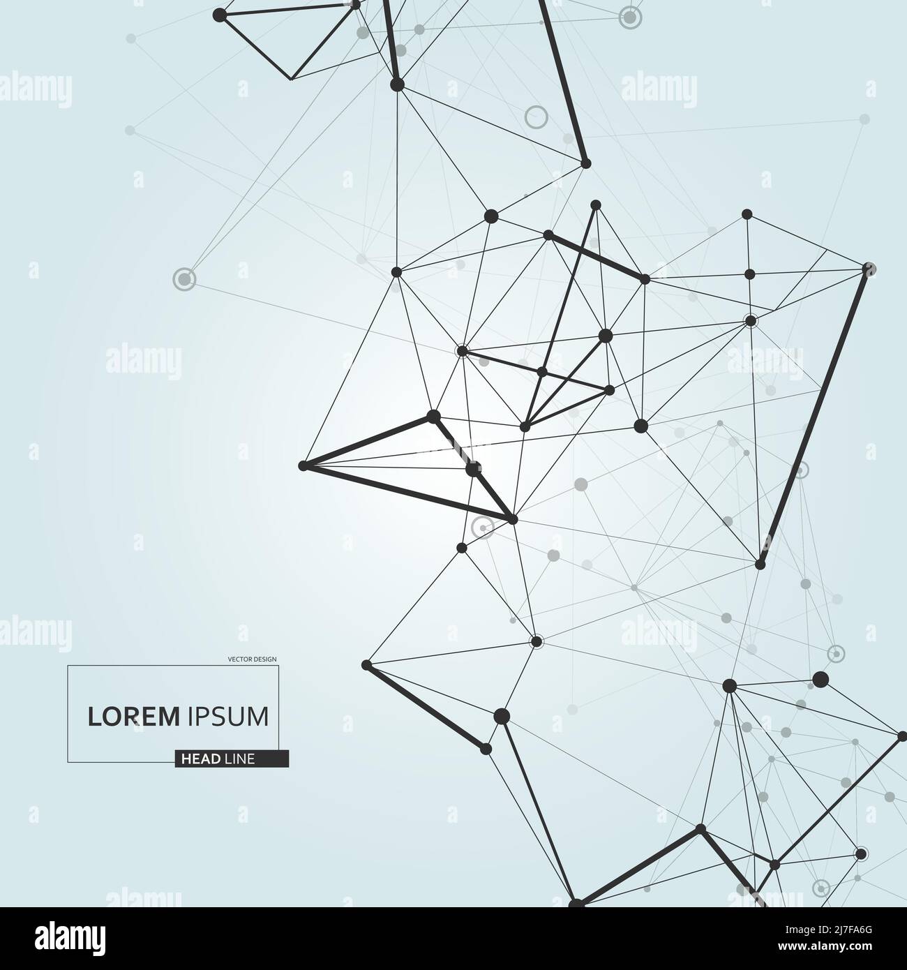 Abstract polygon background. Technology polygonal connectivity. Pattern ...