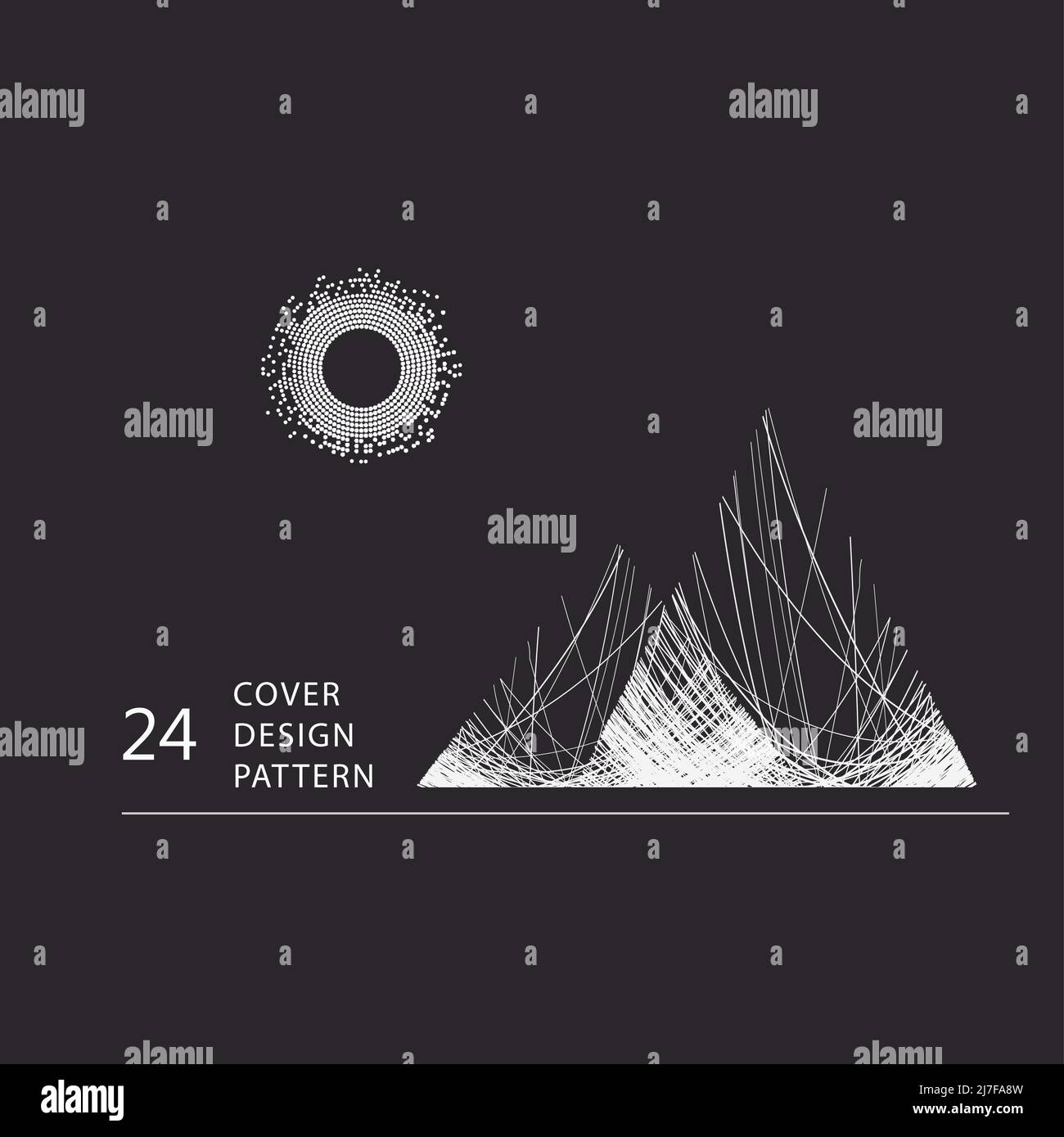 Geometric triangle shape. Abstract vector symbol shape lines. Geometric triangle illustration ...