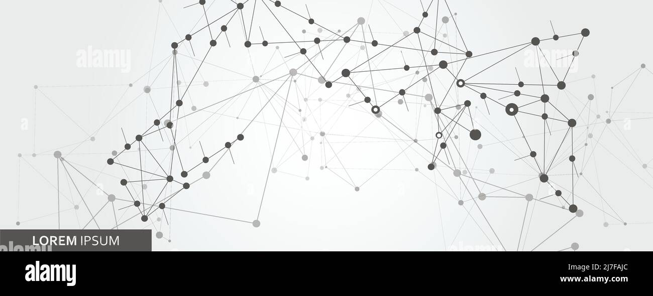 Modern victor illustration for decoration design. Connect network dots ...