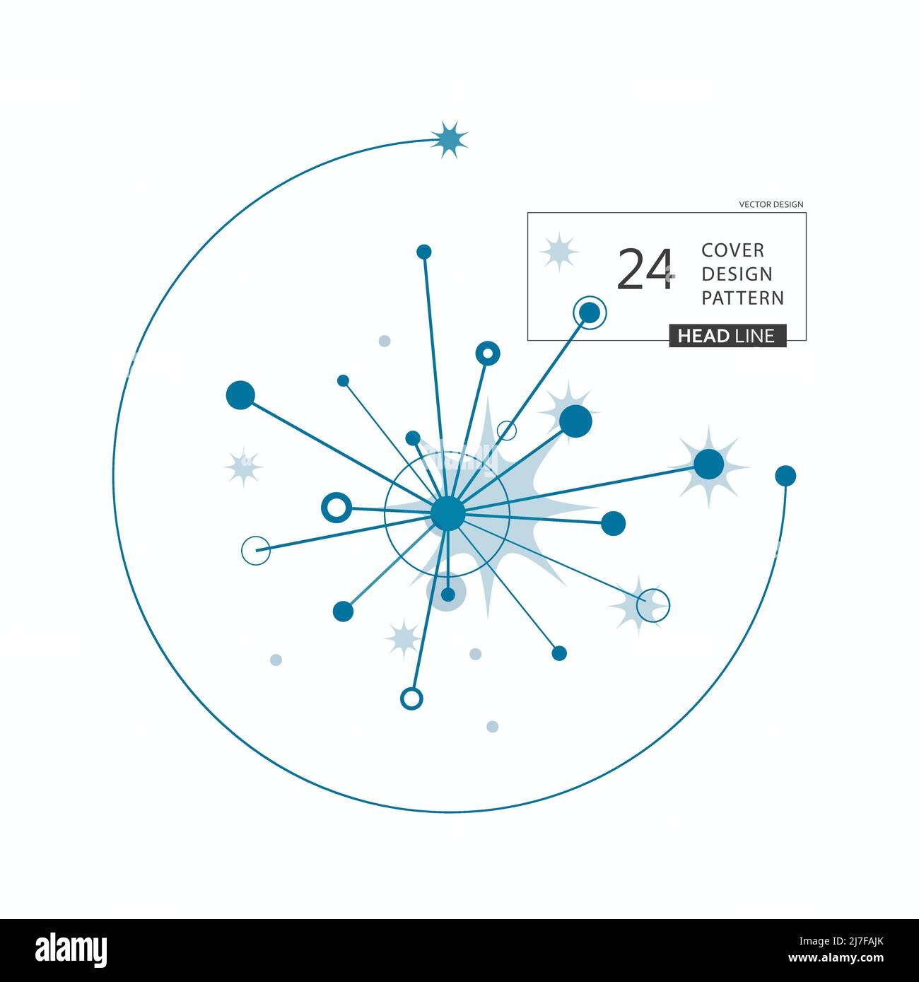 Connection science molecule background. Abstract vector network ...