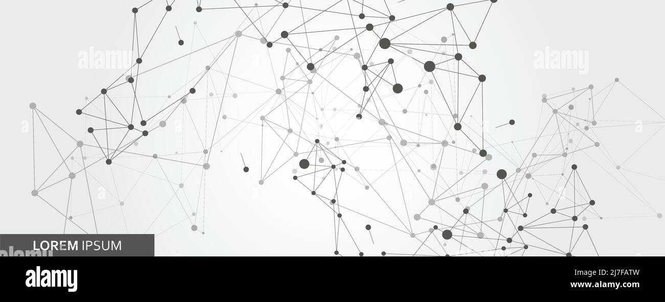 Modern victor illustration for decoration design. Connect network dots ...