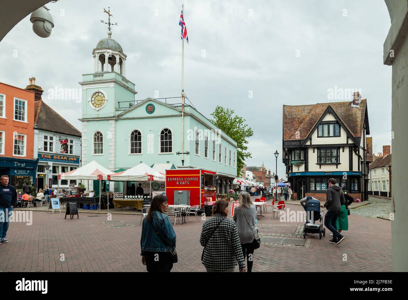 Faversham town centre, Kent, England Stock Photo - Alamy