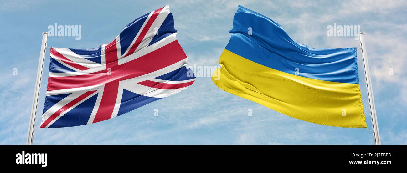 United kingdom ukraine flag hi-res stock photography and images - Alamy
