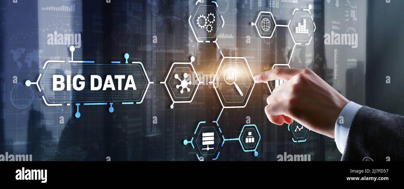 Big data and business intelligence analytics concept Stock Photo - Alamy