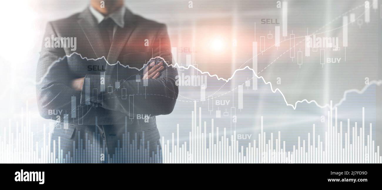 Trading Investment Economics concept. Trade concept. Stock market ...