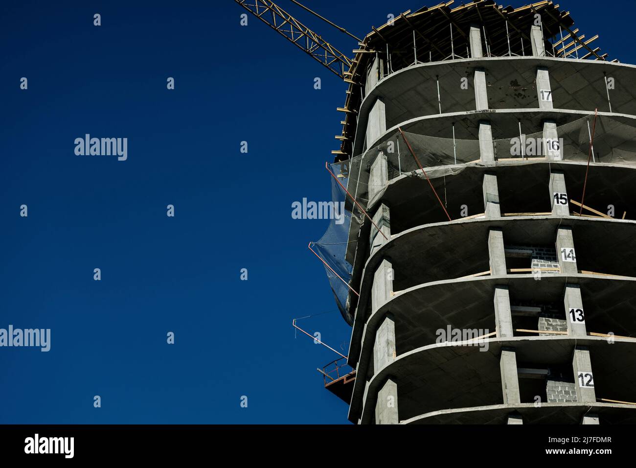 New buildings being constructed. Industrial building site. house under ...