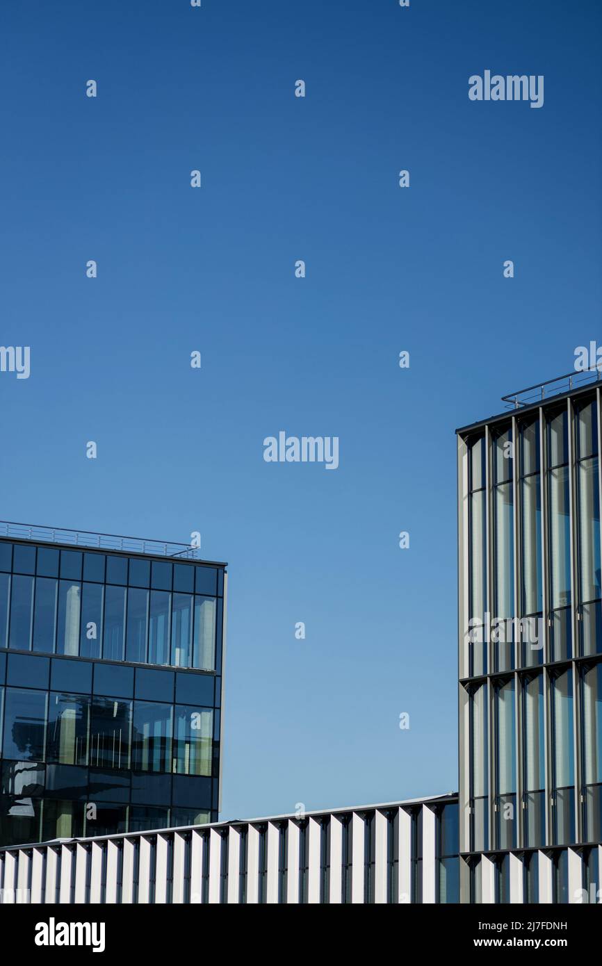 steel glass high rise building skyscrapers, business concept of ...