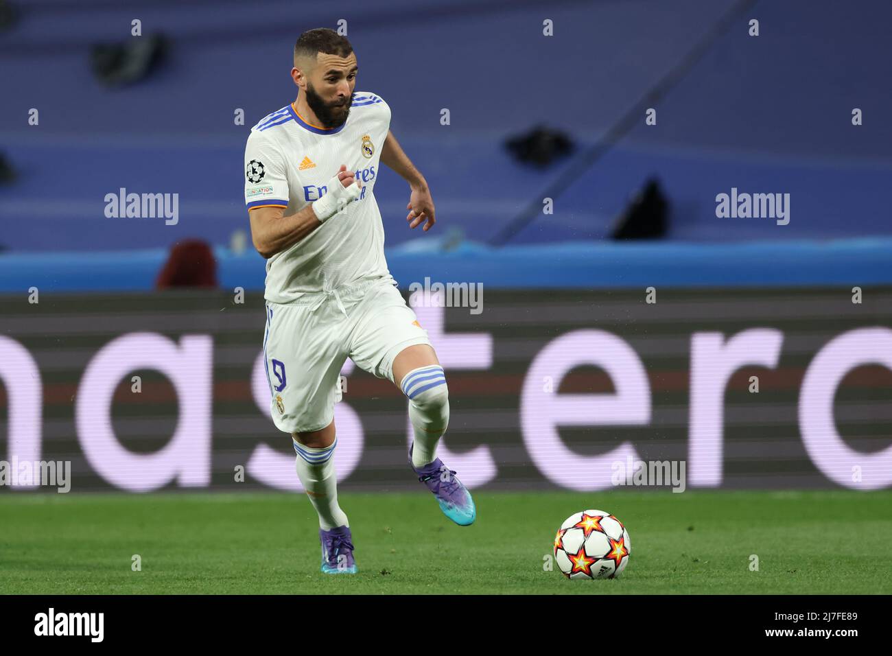 Madrid, Spain, 4th May 2022. Karim Benzema of Real Madrid during the ...