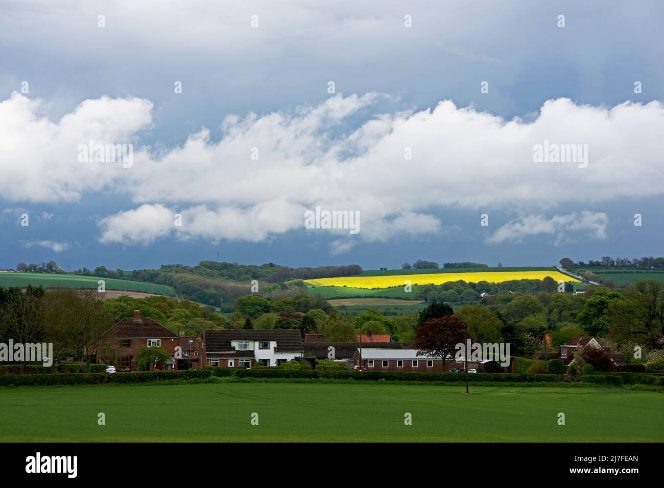 The village of Hotham, East Yorkshire, England UK Stock Photo - Alamy