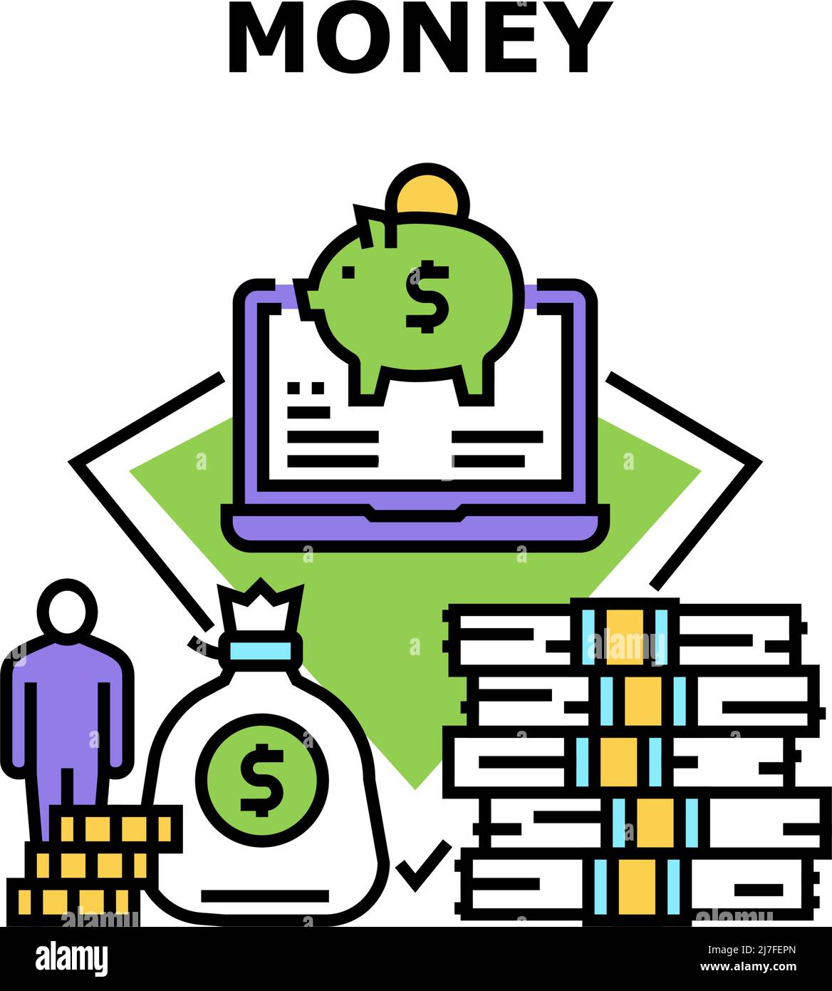 Money Wealth Vector Concept Color Illustration Stock Vector Image & Art ... Money Wealth Vector Concept Color Illustration Stock Vector Image & Art ...
