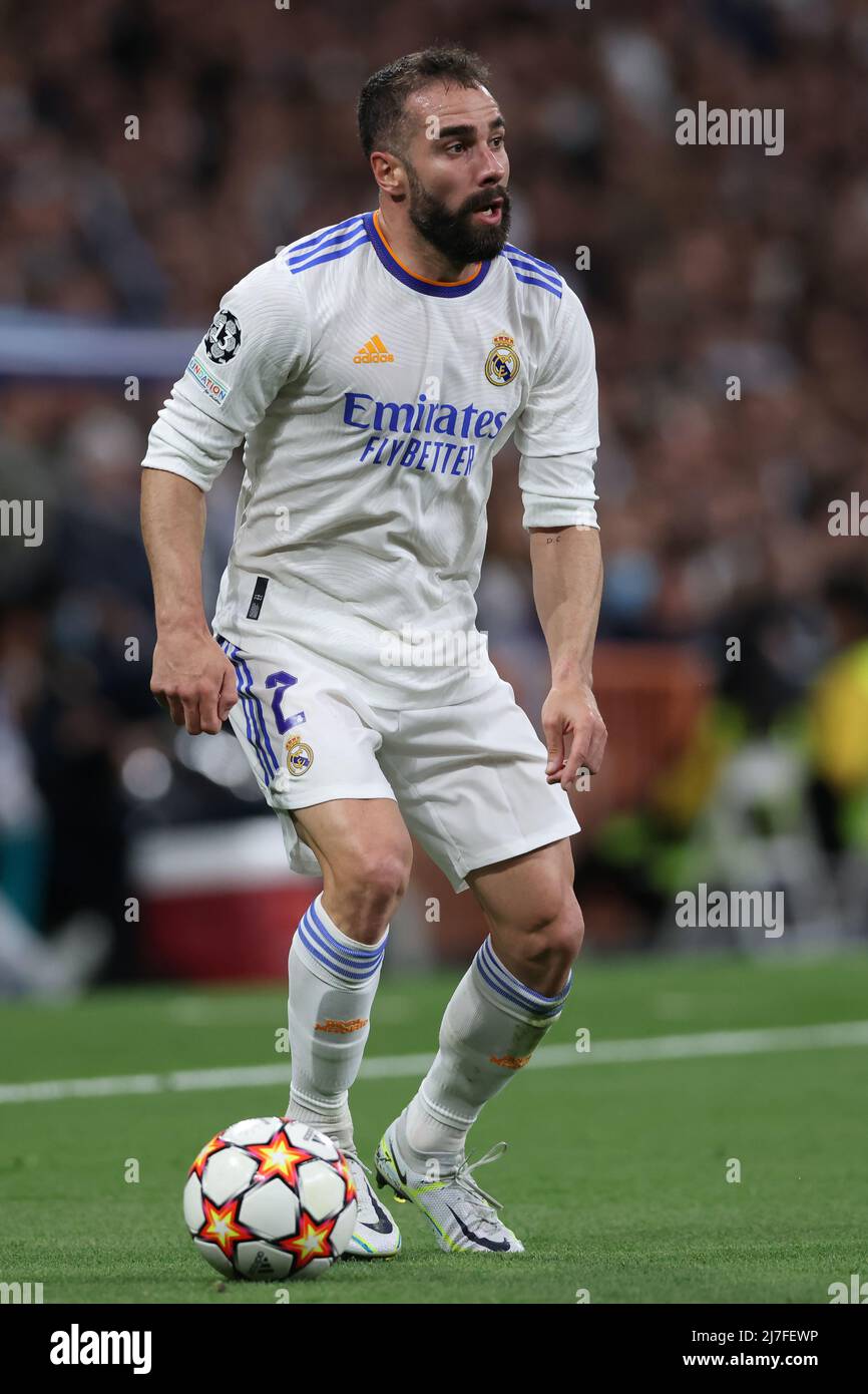 Madrid, Spain, 4th May 2022. Daniel Carvajal of Real Madrid during the ...