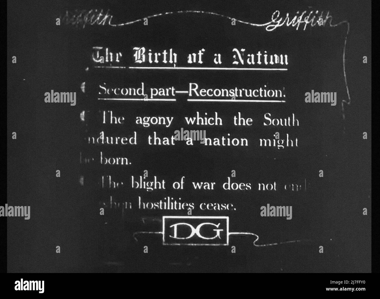 Birth of a Nation 1915 vintage still Stock Photo - Alamy