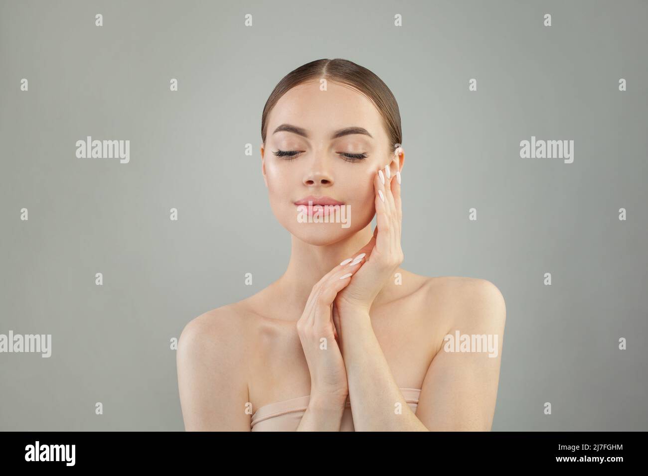 Pure white cheek hi-res stock photography and images - Alamy