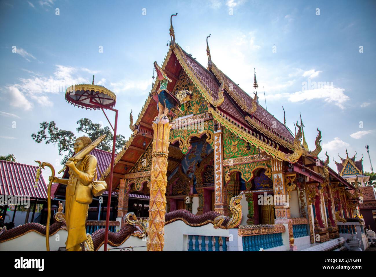 Wat Pong Yang Khok in Lampang near Chiang Mai, Thailand Stock Photo - Alamy