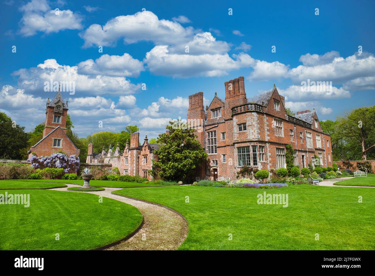 Dorfold Hall south west aspect Stock Photo - Alamy