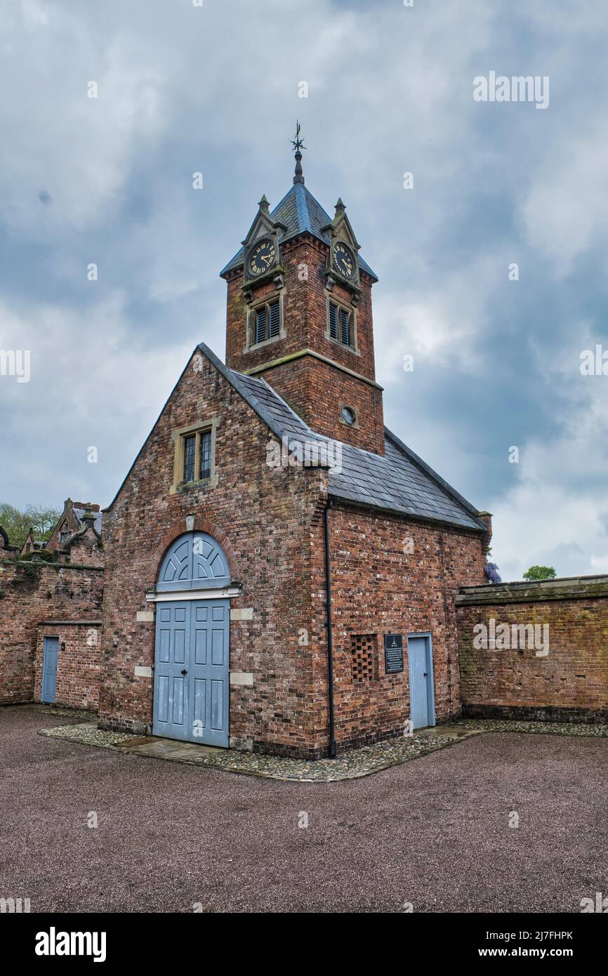Dorfold Hall clocktower Stock Photo - Alamy