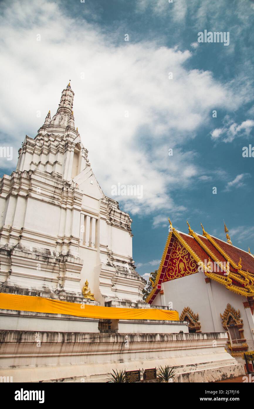 Wat Suan Tan temple in Nan province, Thailand Stock Photo - Alamy