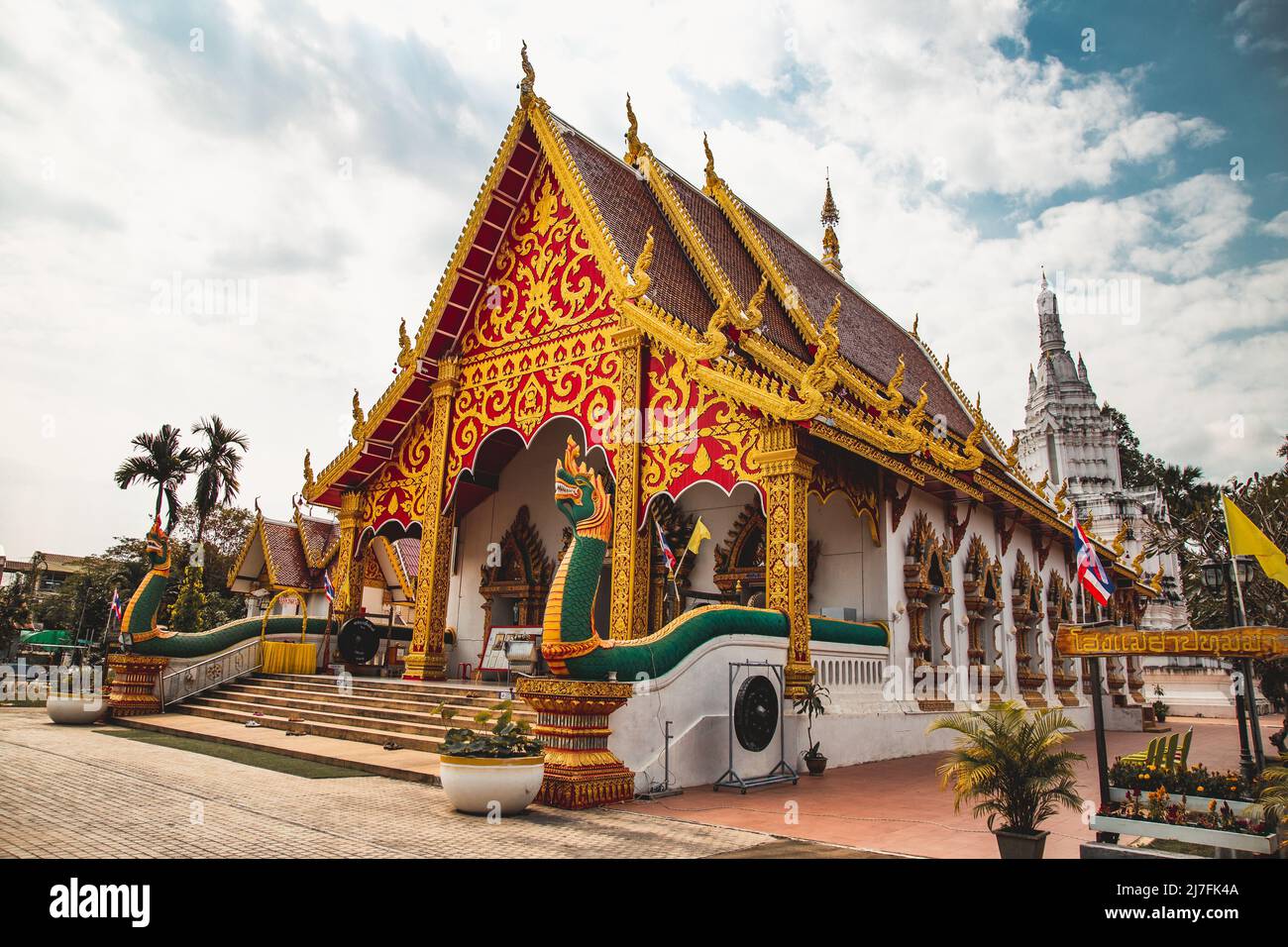 Wat Suan Tan temple in Nan province, Thailand Stock Photo - Alamy