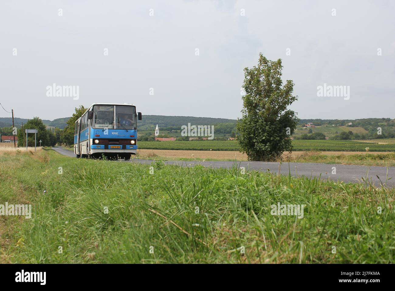 classic Ikarus bus in Hungary Stock Photo - Alamy