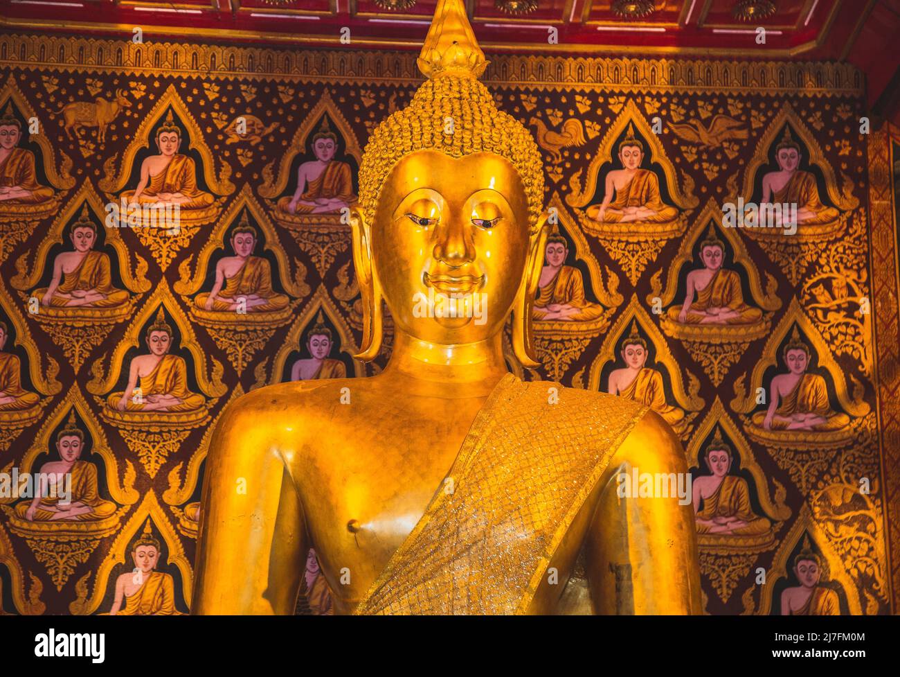 Wat Suan Tan temple in Nan province, Thailand Stock Photo - Alamy