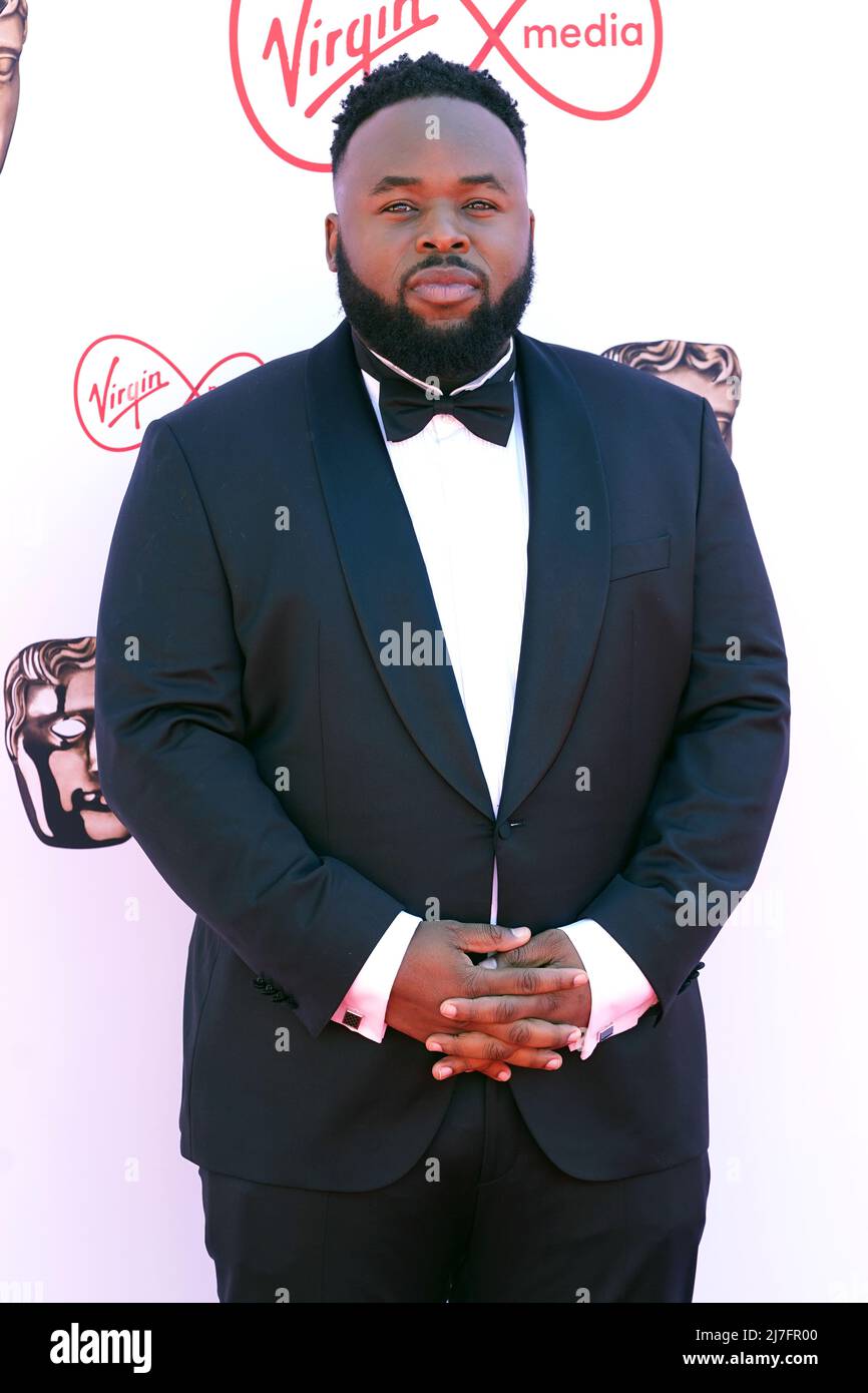 Samson Kayo attending the Virgin BAFTA TV Awards 2022, at the Royal ...