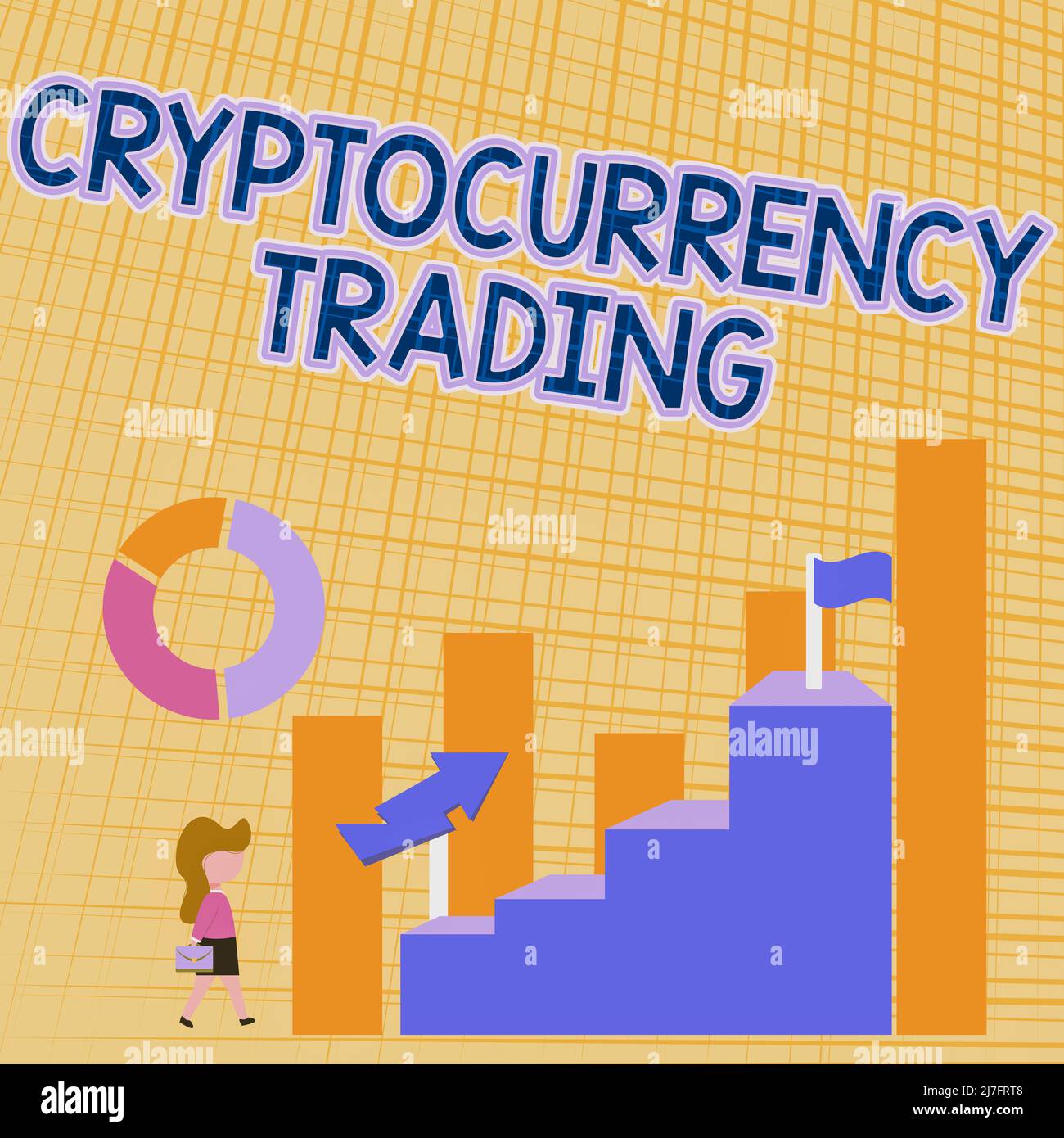 Hand writing sign Cryptocurrency Trading. Business showcase simply the ...