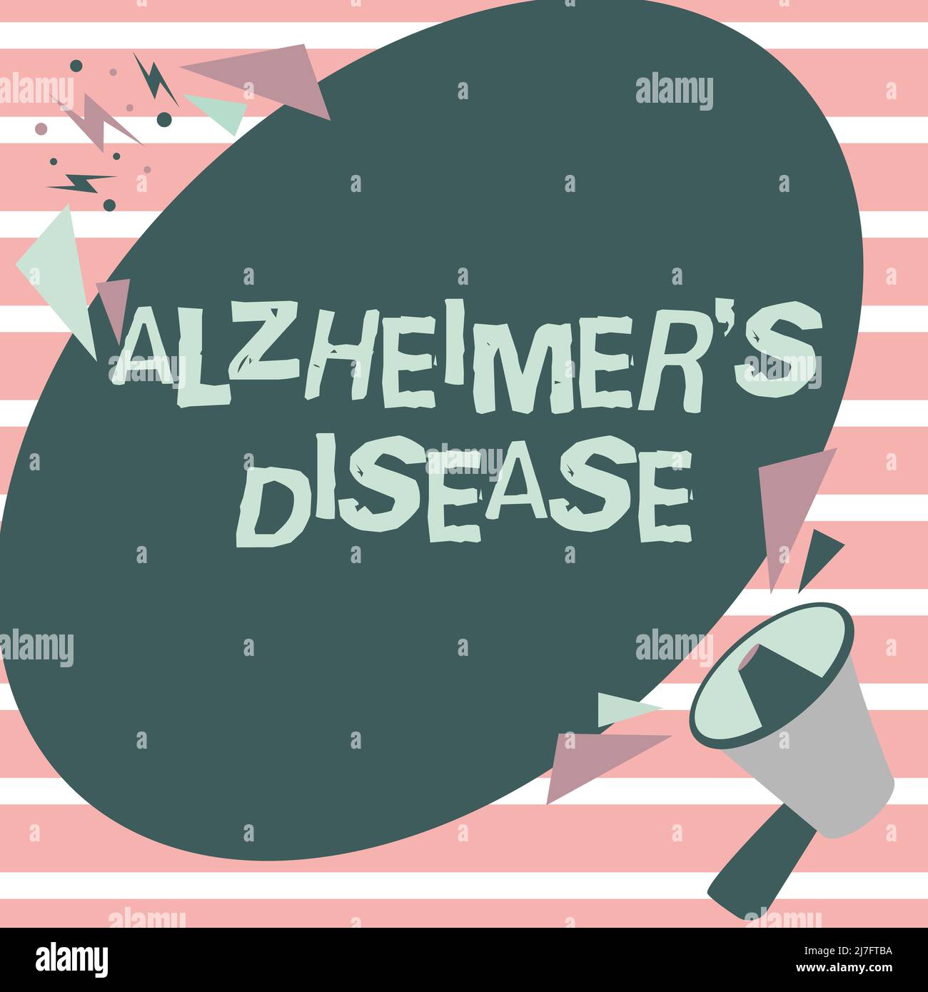 Hand writing sign Alzheimer S Is Disease. Concept meaning Advanced ...