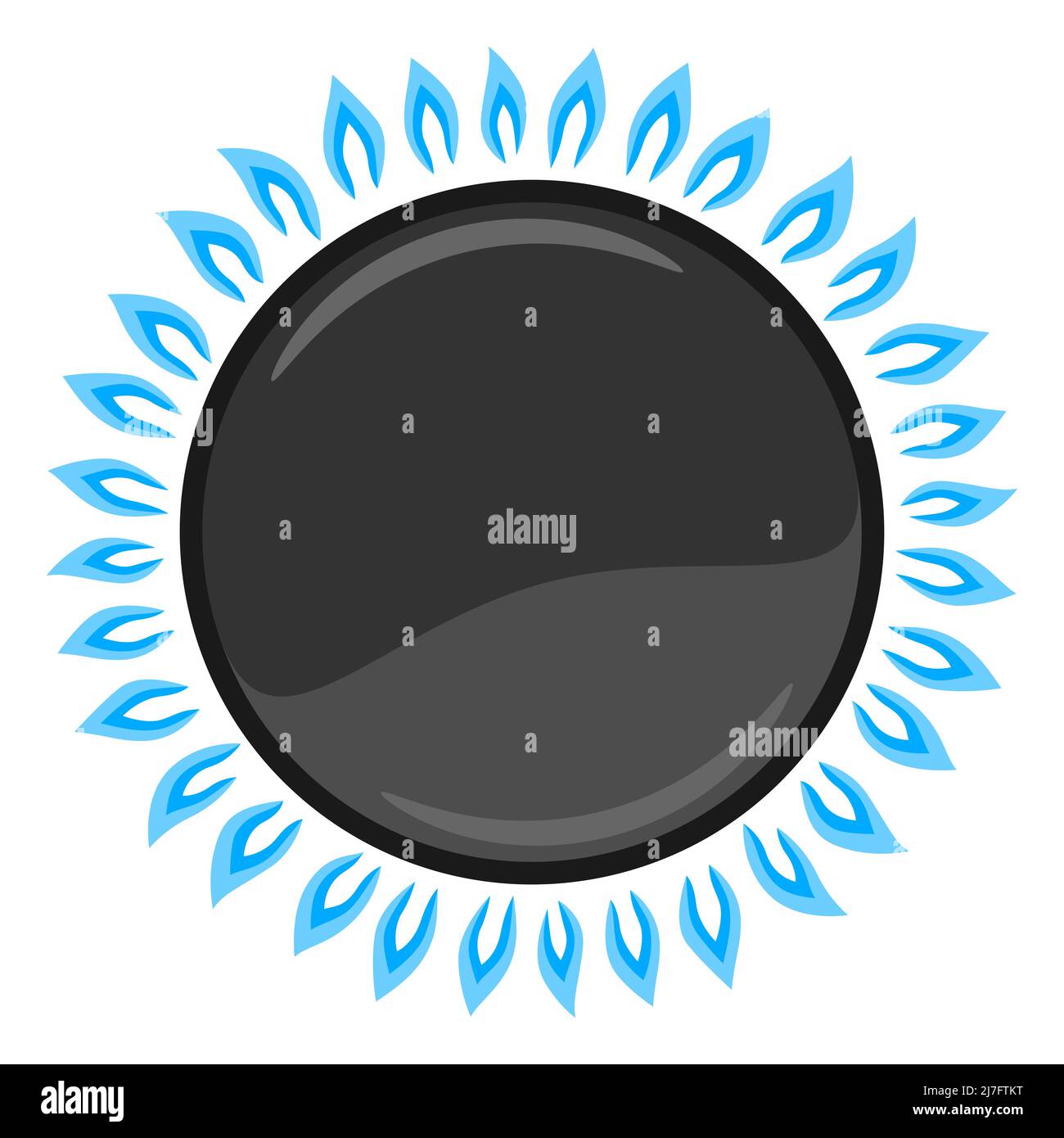 Industrial burner flame Stock Vector Images - Alamy