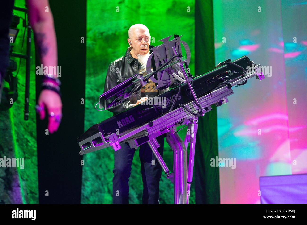 Padova, Italy. 08th May, 2022. Jordan Rudess â€“ guitar, keytar ...
