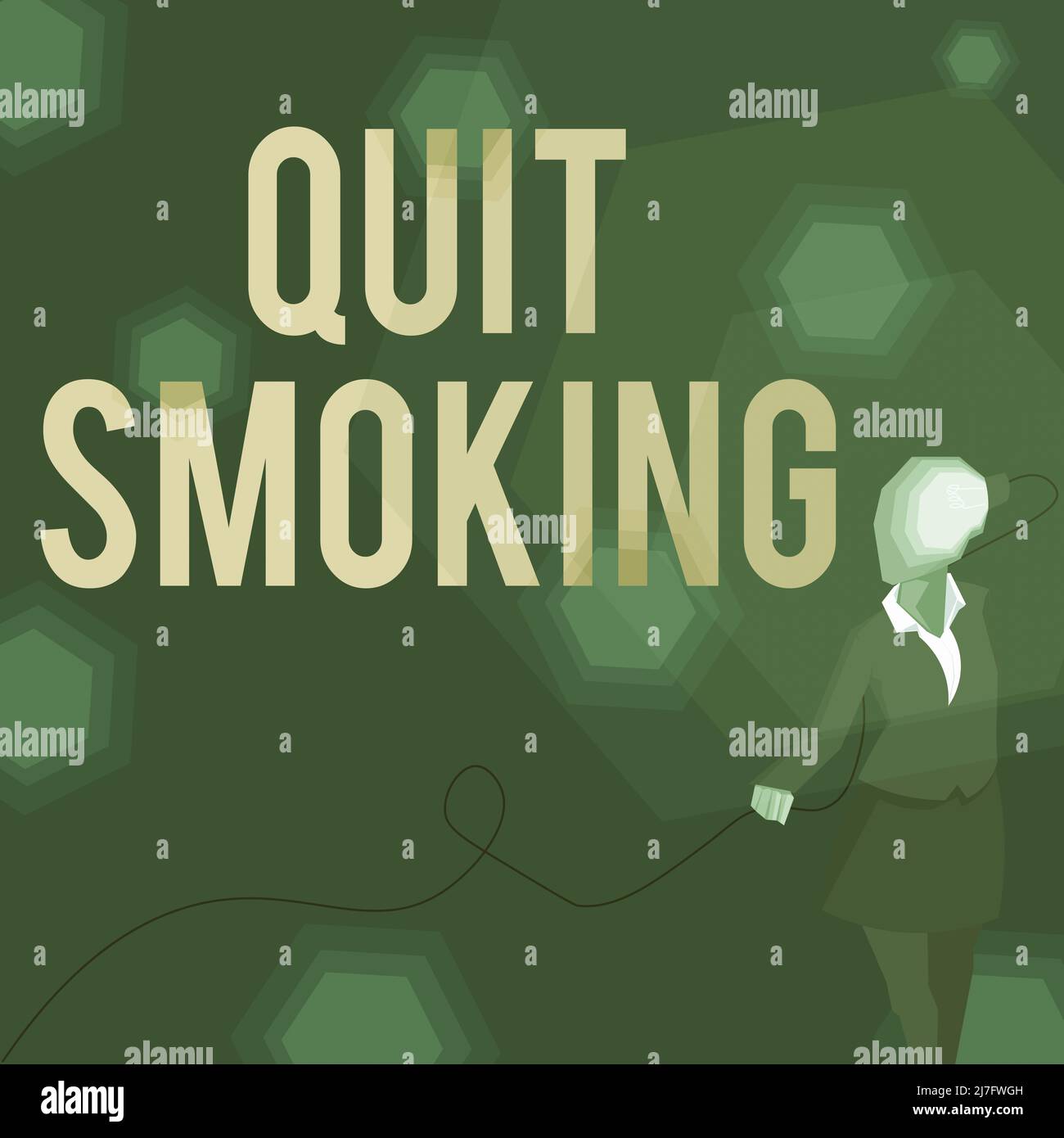 Conceptual caption Quit Smoking. Business overview Discontinuing or ... Conceptual caption Quit Smoking. Business overview Discontinuing or ...
