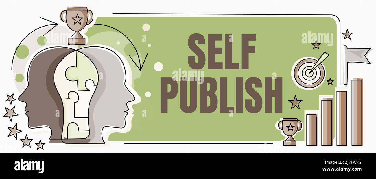 Inspiration showing sign Self Publish. Business showcase Published work ...