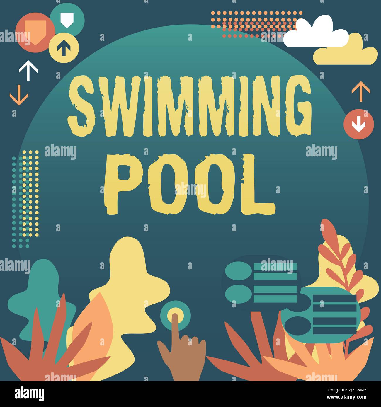 Writing displaying text Swimming Pool. Word Written on Structure ...