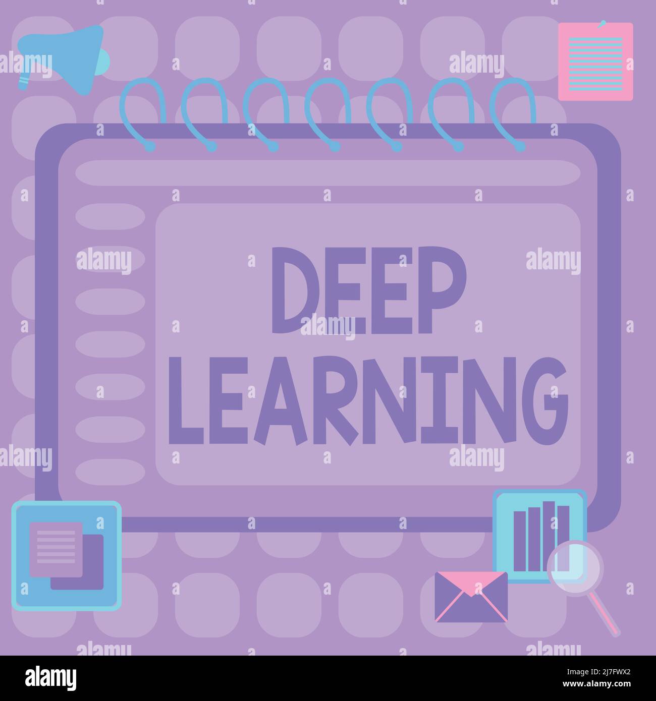 Text sign showing Deep Learning. Concept meaning Hierarchical ...