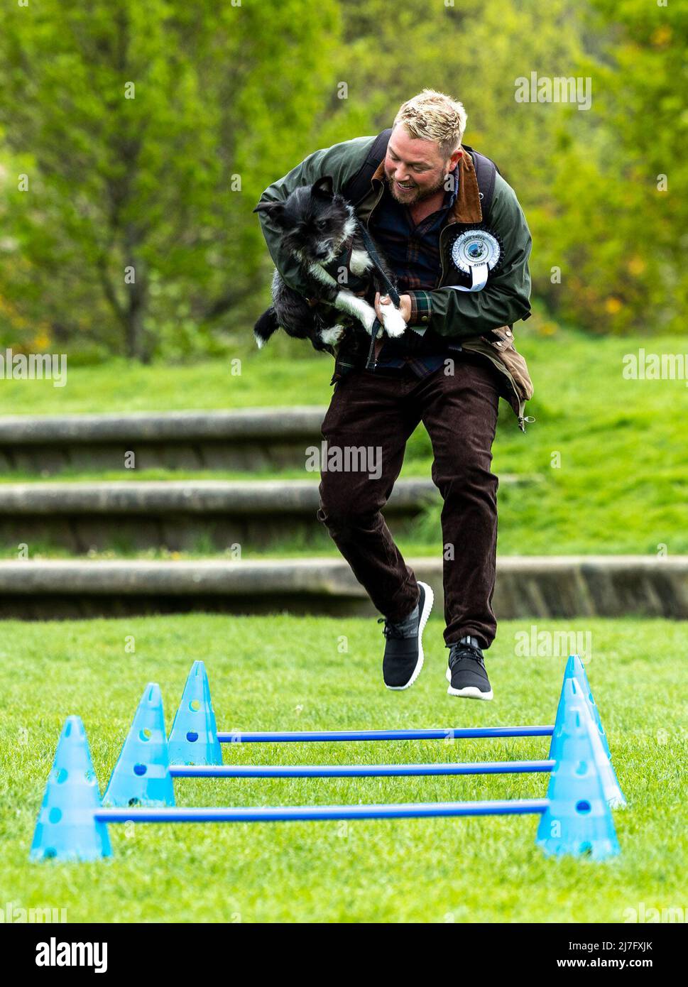 Conservative msp jamie greene and his dog astro hi-res stock ...