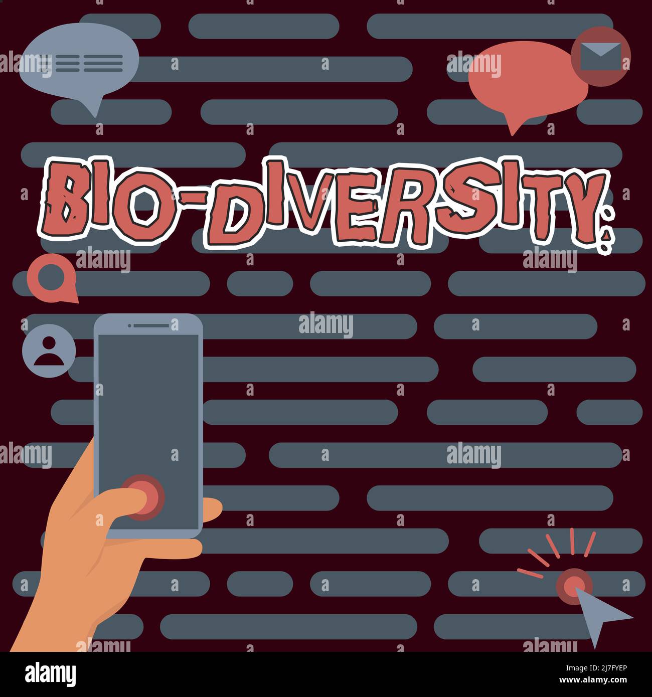 Handwriting text Bio Diversity. Conceptual photo Variety of Life ...