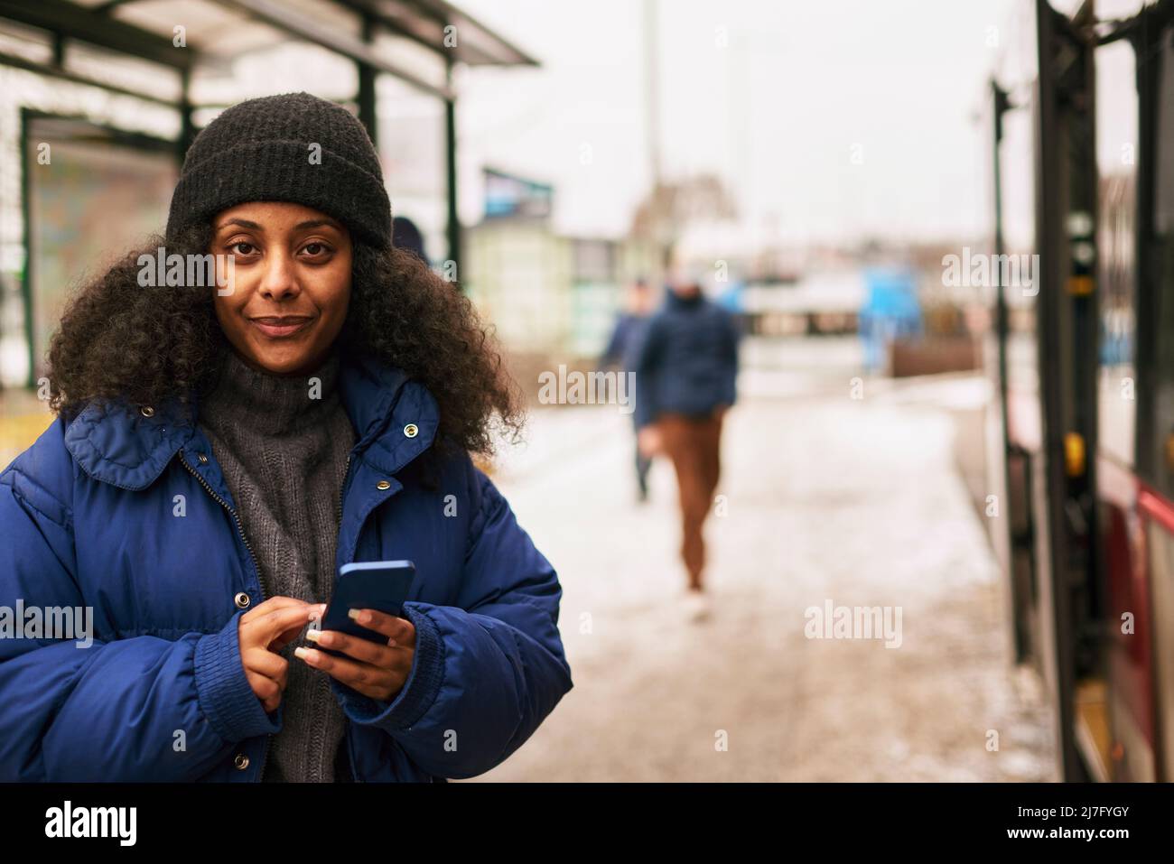 Using the bus hi-res stock photography and images - Alamy